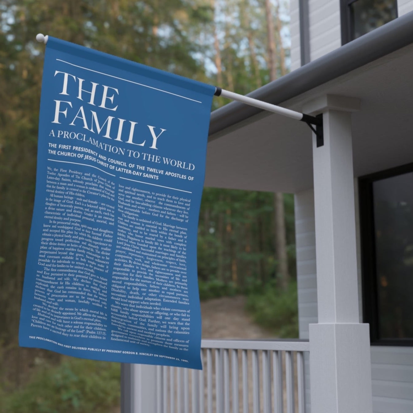 LDS Family Proclamation Flag – The Family: A Proclamation To The World ...