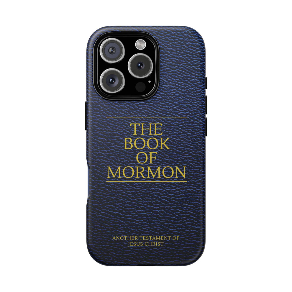 LDS Gift Blue Book of Mormon Phone Case for iPhone, Android Samsung ...